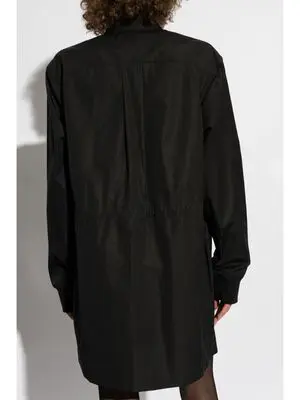 Dsquared2 Logo-print Mini Shirt Dress - Black