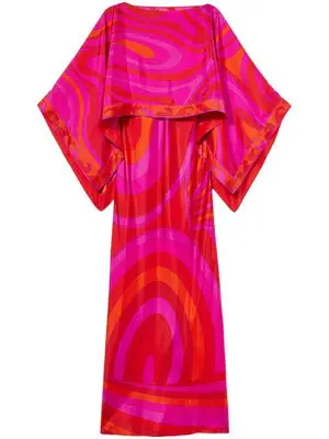 Emilio Pucci Printed Maxi Dress - Pink