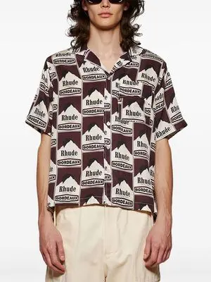 Rhude Moonlight Bordeaux Shirt