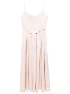 Zimmermann Corset Midi Dress - Pink