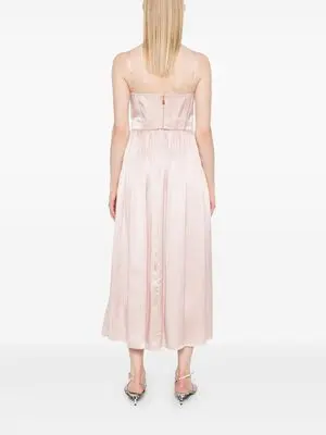 Zimmermann Corset Midi Dress - Pink