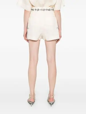 Zimmermann Belted Printed Shorts