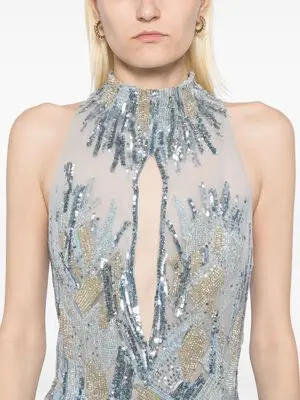 SAIID KOBEISY Embroidered Dress