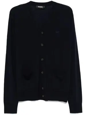 Dsquared2 Logo-embroidered Cardigan