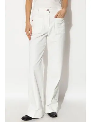 Victoria Beckham Alina Jeans - White