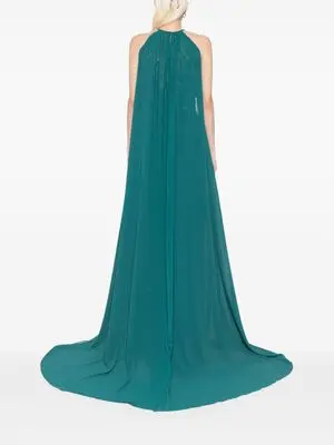 SAIID KOBEISY Pleated Gown