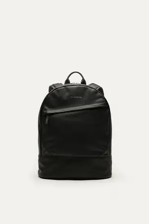 WANT Les Essentiels Want Les Essentiels Kastrup Pebble-Grained Leather Backpack Black