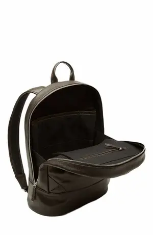 WANT Les Essentiels Kastrup Pebble-grained Leather Backpack - Dark Brown
