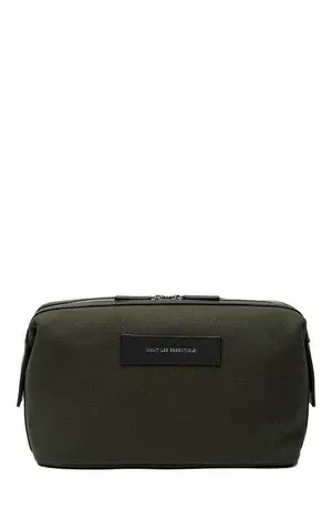 WANT Les Essentiels Kenyatta Organic Cotton Canvas Toiletry Bag - Black