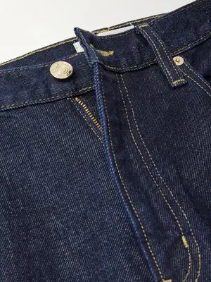 FRAME The Hang Cropped Straight-leg Jeans - Blue