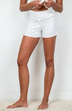 JJWINKS Walk Of Fame Lounge & Sleep Shorts - White