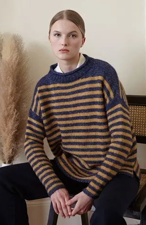 OYUN Striped Guernsey Sweater