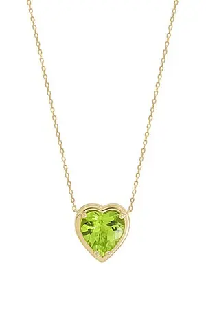 Bony Levy 14k Gold Peridot Pendant Necklace - 14ky Peridot