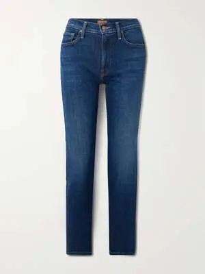 MOTHER The Mid-rise Rider Flood Skinny Jeans