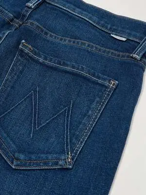 MOTHER The Mid-rise Rider Flood Skinny Jeans