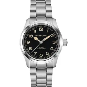 Hamilton Khaki Field Automatic Bracelet Watch - Black