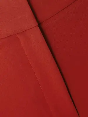 Veronica Beard Lebone Pleated Crepe Straight-leg Trousers