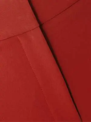Veronica Beard Lebone Pleated Crepe Straight-leg Trousers