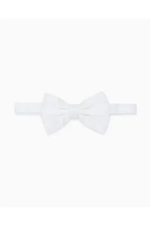 Giorgio Armani Knotted Bow Tie - White