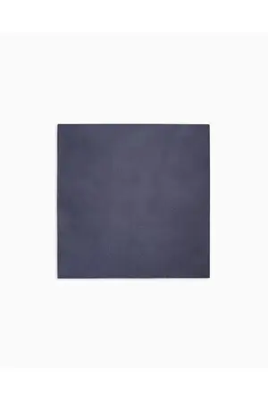 Giorgio Armani Silk Pocket Square - Blue