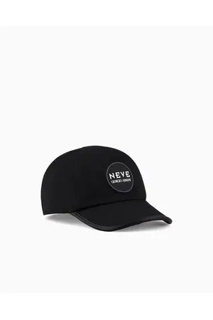 Giorgio Armani Neve Nylon Baseball Cap - Black