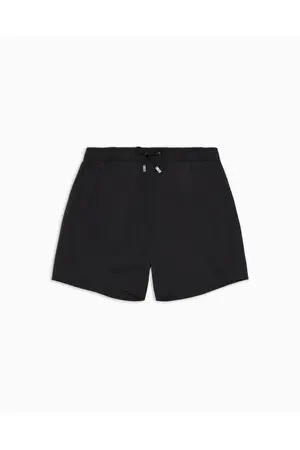 Giorgio Armani Drawstring Swim Trunks - Black