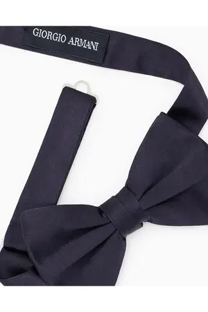 Giorgio Armani Pure Silk Knotted Bow Tie