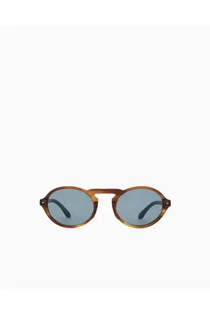 Giorgio Armani Oval Sunglasses - Stripe