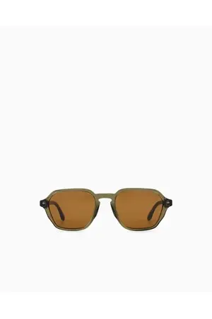 Giorgio Armani Square Sunglasses - Green