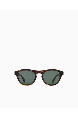 Giorgio Armani Oval Sunglasses - Gold