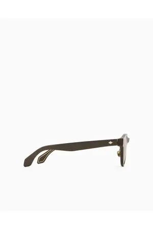 Giorgio Armani Oval Sunglasses - Natural
