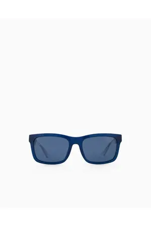 Emporio Armani Rectangular Sunglasses - Blue