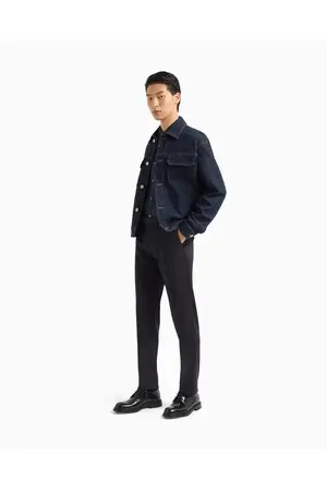 Emporio Armani Rinse-washed Denim Jacket
