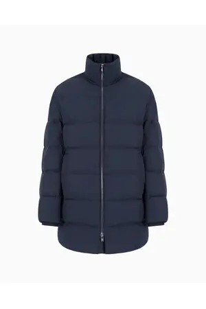 Emporio Armani Oversized Quilted Nylon Puffer Jacket - Green