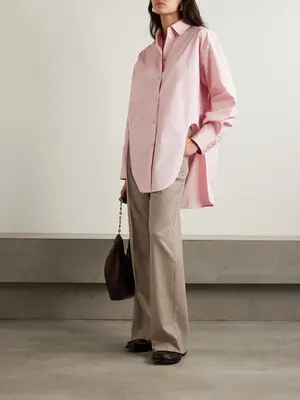 Loewe Cutout Cotton-poplin Shirt