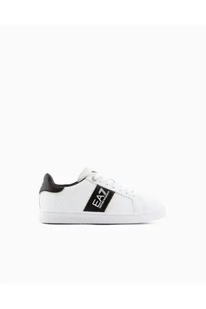EA7 Classic Leather Sneakers