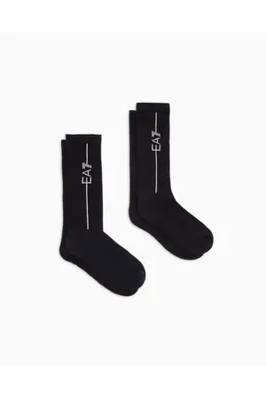 Emporio Armani EA7 Terrycloth Training Socks Black