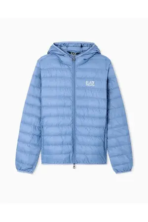 Emporio Armani Ea7 Core Identity Packable Down Jacket - Blue