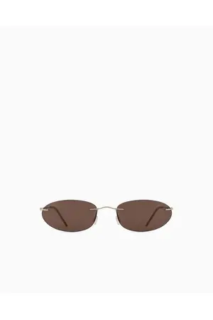 Giorgio Armani Cat-eye Bio-acetate Sunglasses - Gold