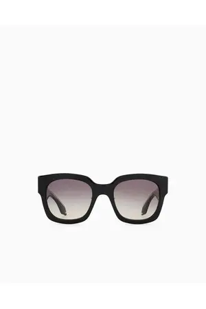 Giorgio Armani Square Frame Sunglasses - Black
