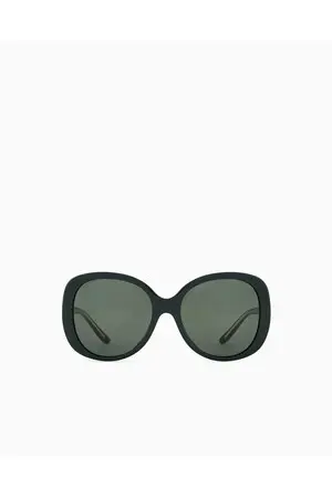Giorgio Armani Round Frame Sunglasses - Green
