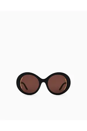 Giorgio Armani Oversized Oval Sunglasses