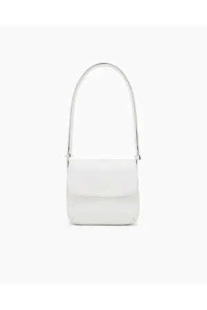 Giorgio Armani La Prima Palmellato-leather Bag - White
