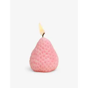 GOHAR WORLD Strawberries Unscented Soy Wax Candles Set Of Four