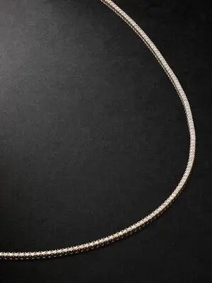 SYDNEY EVAN 14-karat Diamond Tennis Necklace - Gold