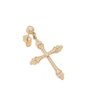 Jacquie Aiche Sophia 14-karat Diamond Single Earring - Gold