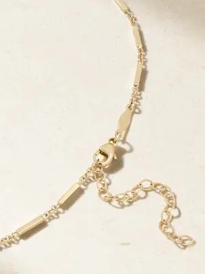 Jacquie Aiche 14-karat Diamond Tasseled Necklace