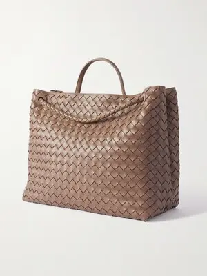 Bottega Veneta Andiamo Large Intrecciato Leather Tote - Brown