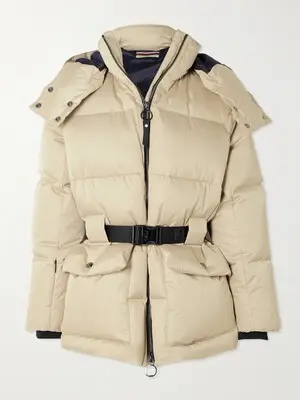 Fusalp Oria Belted Hooded Quilted Down Ski Jacket