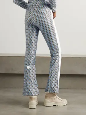 Fusalp Celia Printed Bootcut Ski Pants - Blue